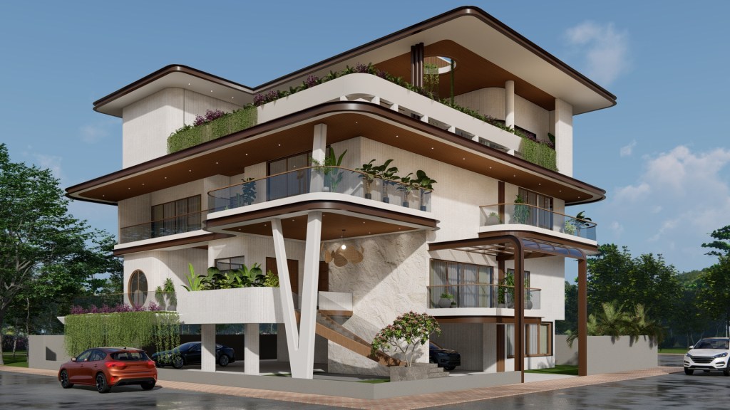 Big Bull Club and Banquet, Chandrapur – Soppose Architecture Studio